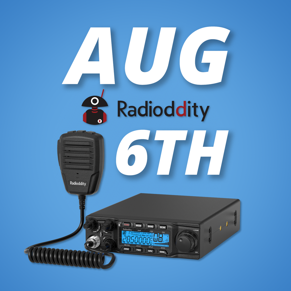Radioddity QT80 10 Meter Radio | Max 80W | FM AM SSB CW PA | TX & RX Noise Reduction ...