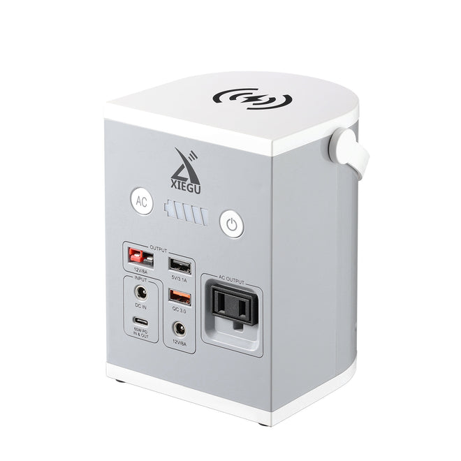 Xiegu DH100 Portable Power Station | 100W 88.8Wh | Wireless Charging ...