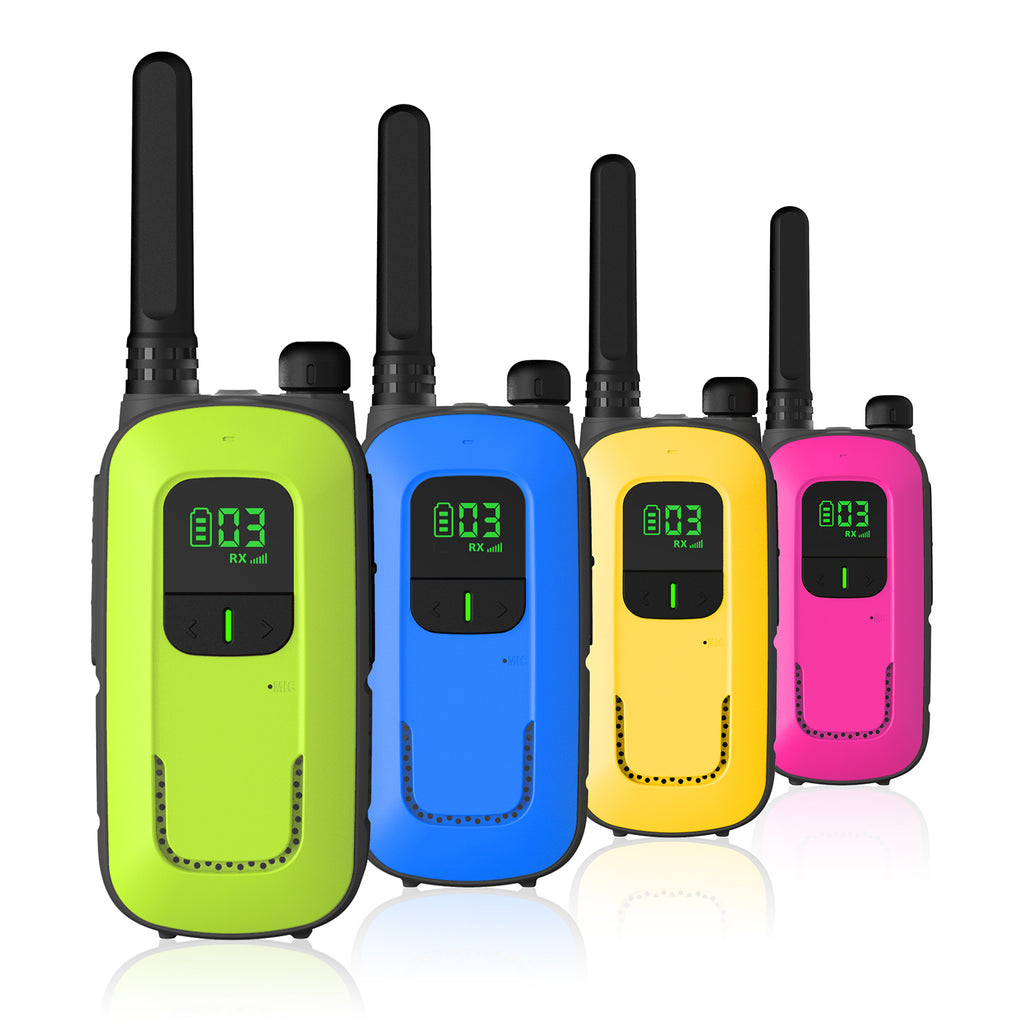 Radioddity FS-T3/PR-T3 [4 Packs] FRS License-free USB Charging Radios