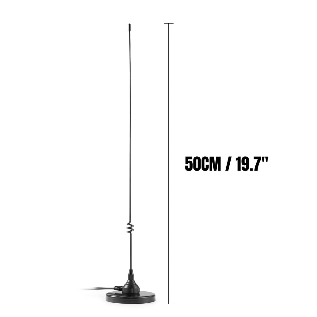 Radioddity RA-UV713 Antenna Kit | 20-Inch | VHF/UHF | SMA-F | Compatible with Handheld Radio ...