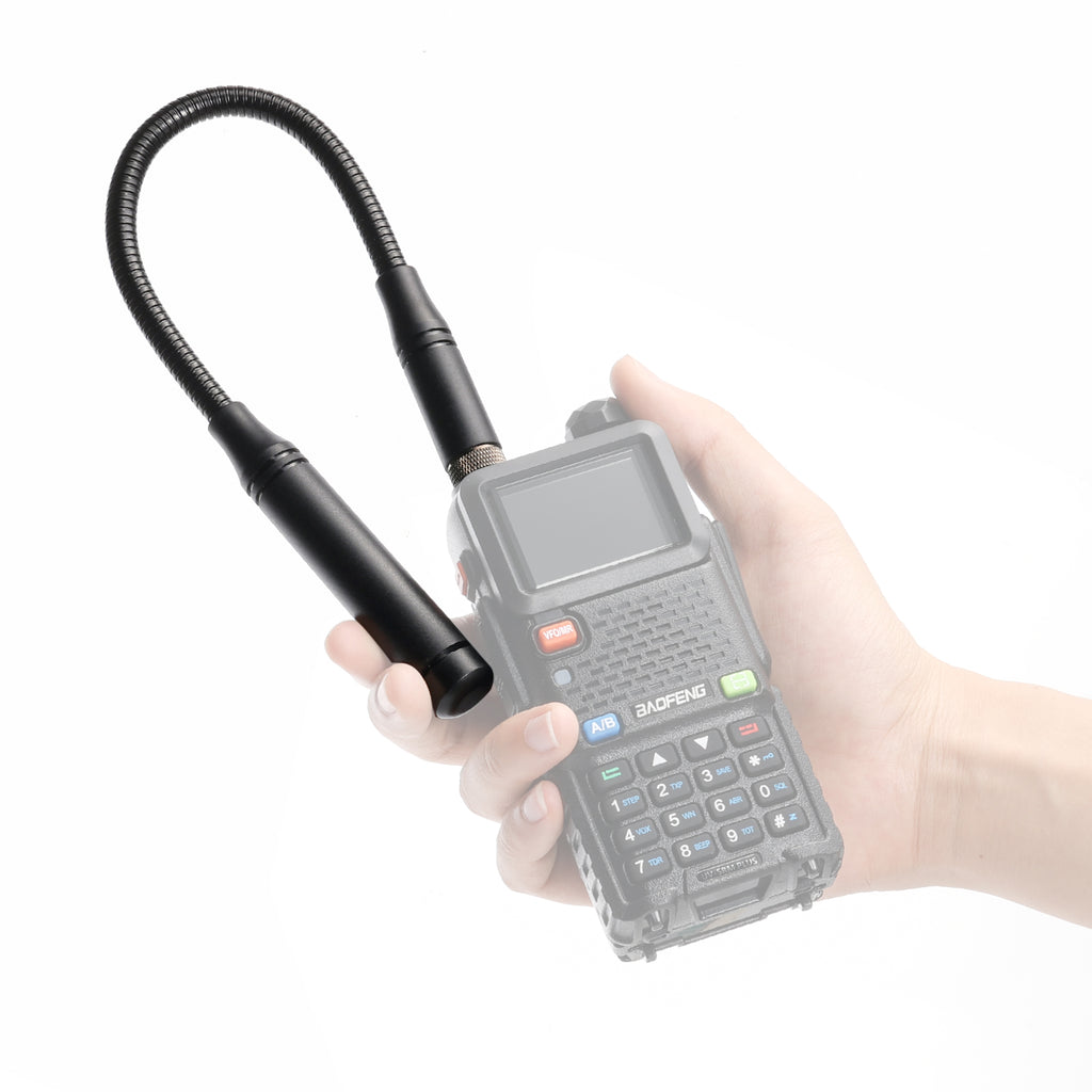 Radioddity RA13 Gooseneck Antenna | Dual Band | SMA-F | 13.3’’ High Ga