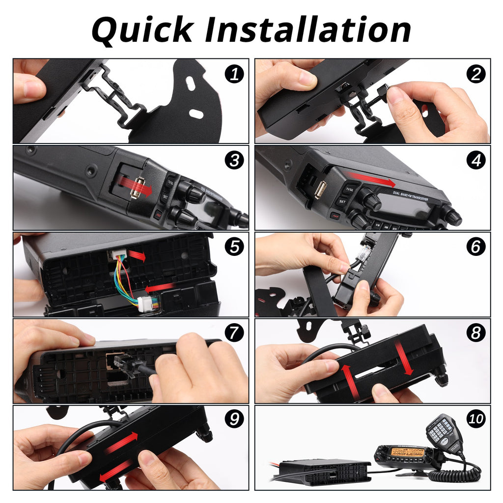 Radioddity DB50K Front Panel Mounting Kit | For DB50 | Radioddity