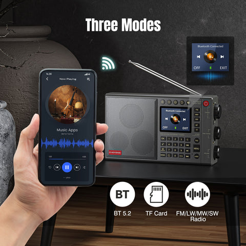 Choyong LC90 Internet Radio | Wi-Fi/4G | FM/LW/MW/SW | 40K Stations ...
