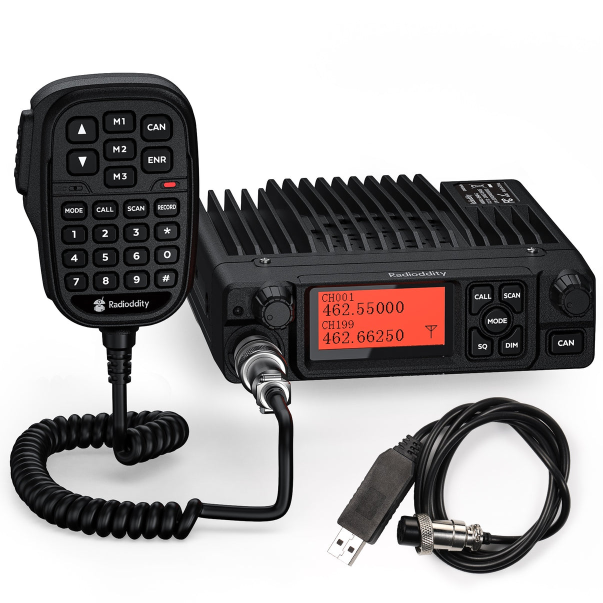 Radioddity DB40-G GMRS Mobile Radio | 40W | Repeater Capable | 199 Cha