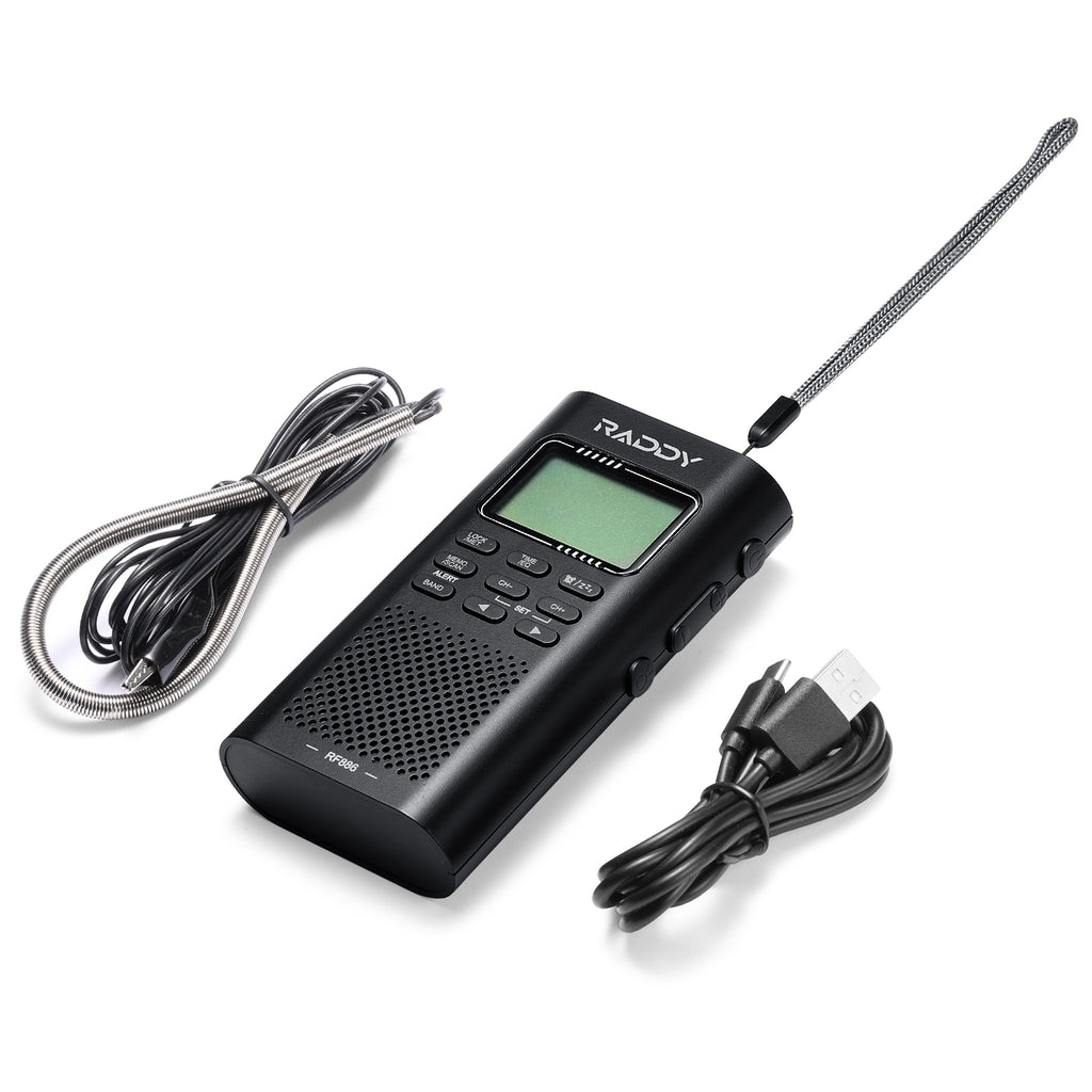 Raddy RF886 Shortwave Radio | AM/FM/SW/VHF/WB | Bluetooth Connection ...