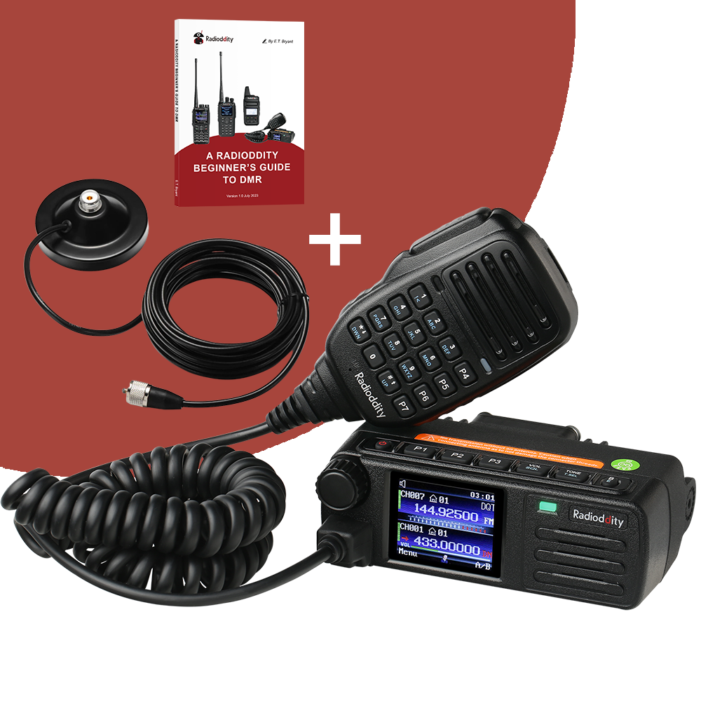 Radioddity DB25-D Mini MRD Mobile Radio | 300K Contacts 20W GPS APRS