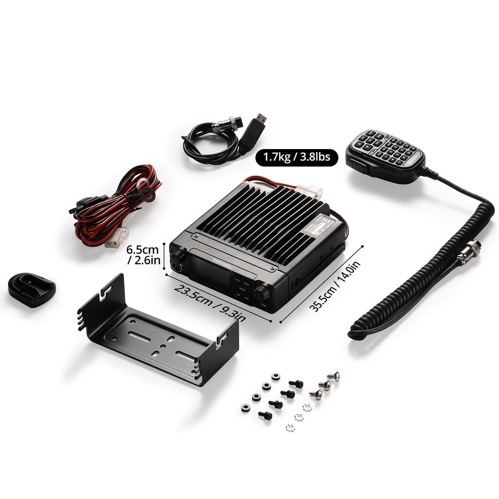 Radioddity DB40-G GMRS Mobile Radio | 40W | Repeater Capable | 199 ...