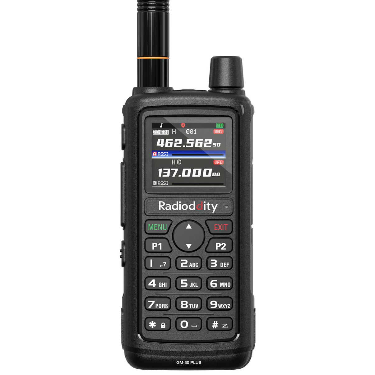 Radioddity GM-30 Plus GMRS Radio | 5W | 1000 Channels| GMRS Repeater
