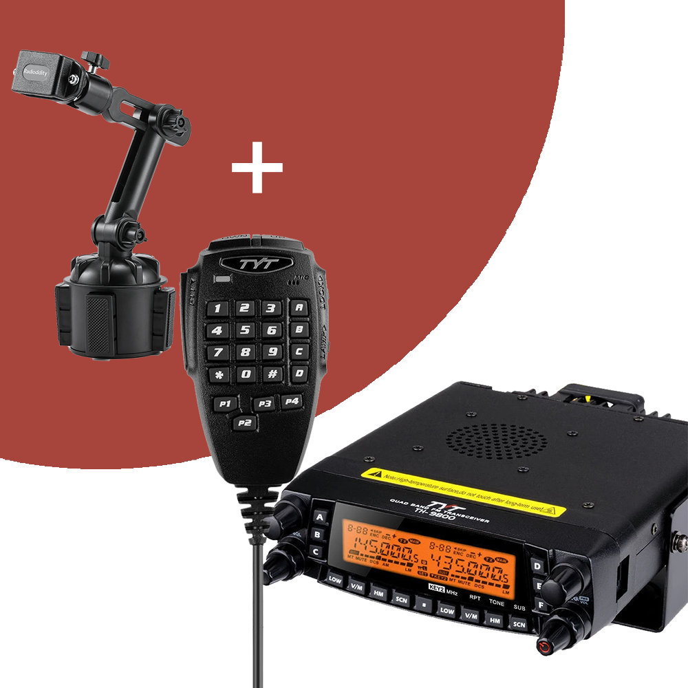 TYT TH-9800 Plus Quad Band Mobile Radio + Programming Cable– Radioddity