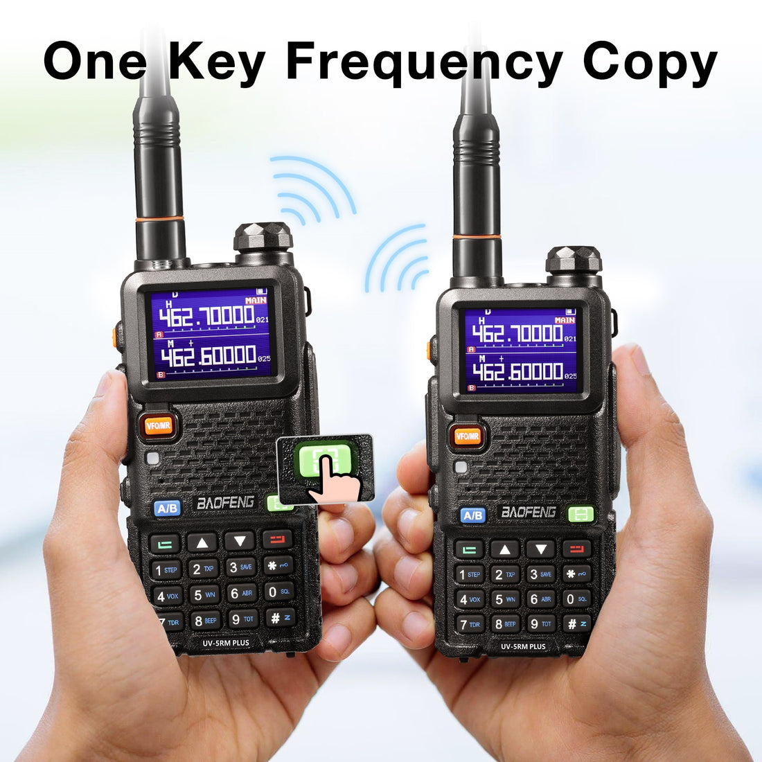 Baofeng UV-5RM Plus | Multi-Band | Airband | 10W | NOAA | 2500mAh Batt – Radioddity