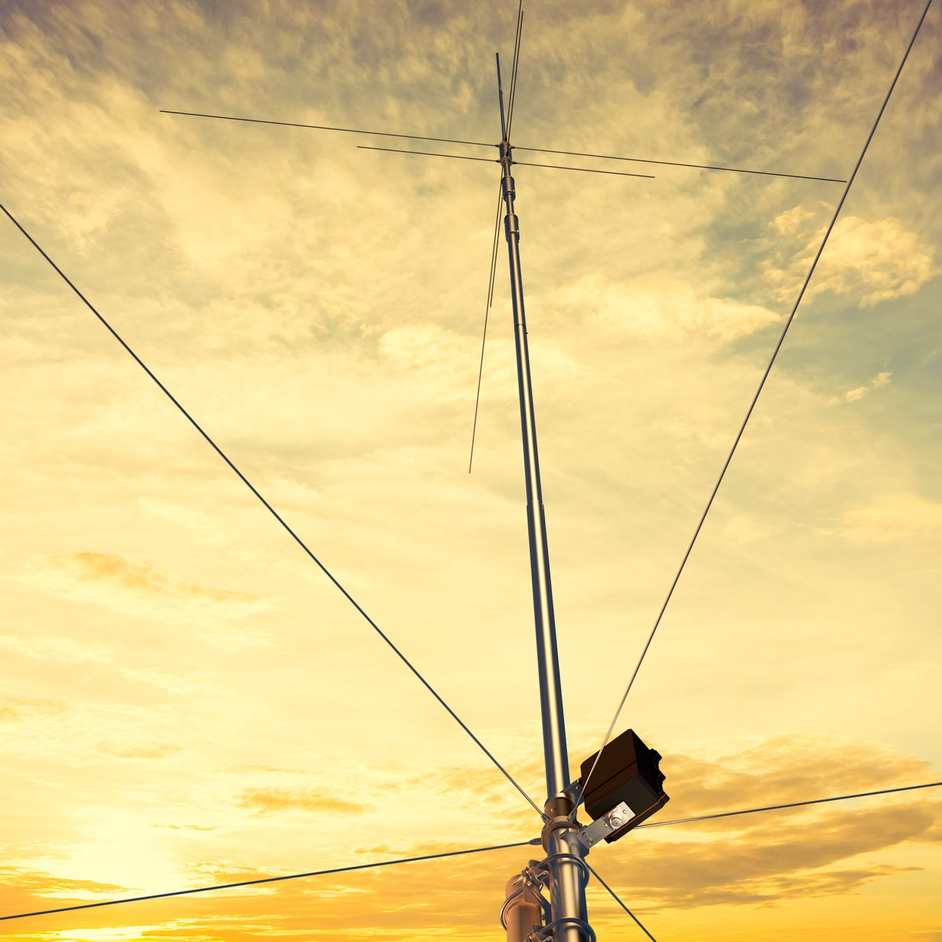 Xiegu VG4 4-Band Base Station Vertical Antenna | for HF Transceiver ...