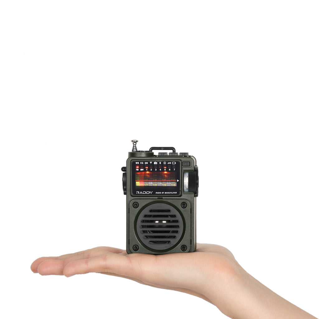 Raddy RF750 Shortwave Radio | AM/FM/SW/WB | Portable Digital Rechargea ...