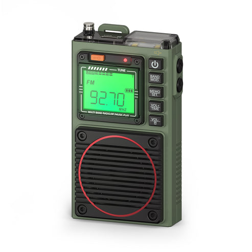 Raddy RF75A Shortwave Radio | Bluetooth 5.0 APP Control | FM AM VHF SW ...