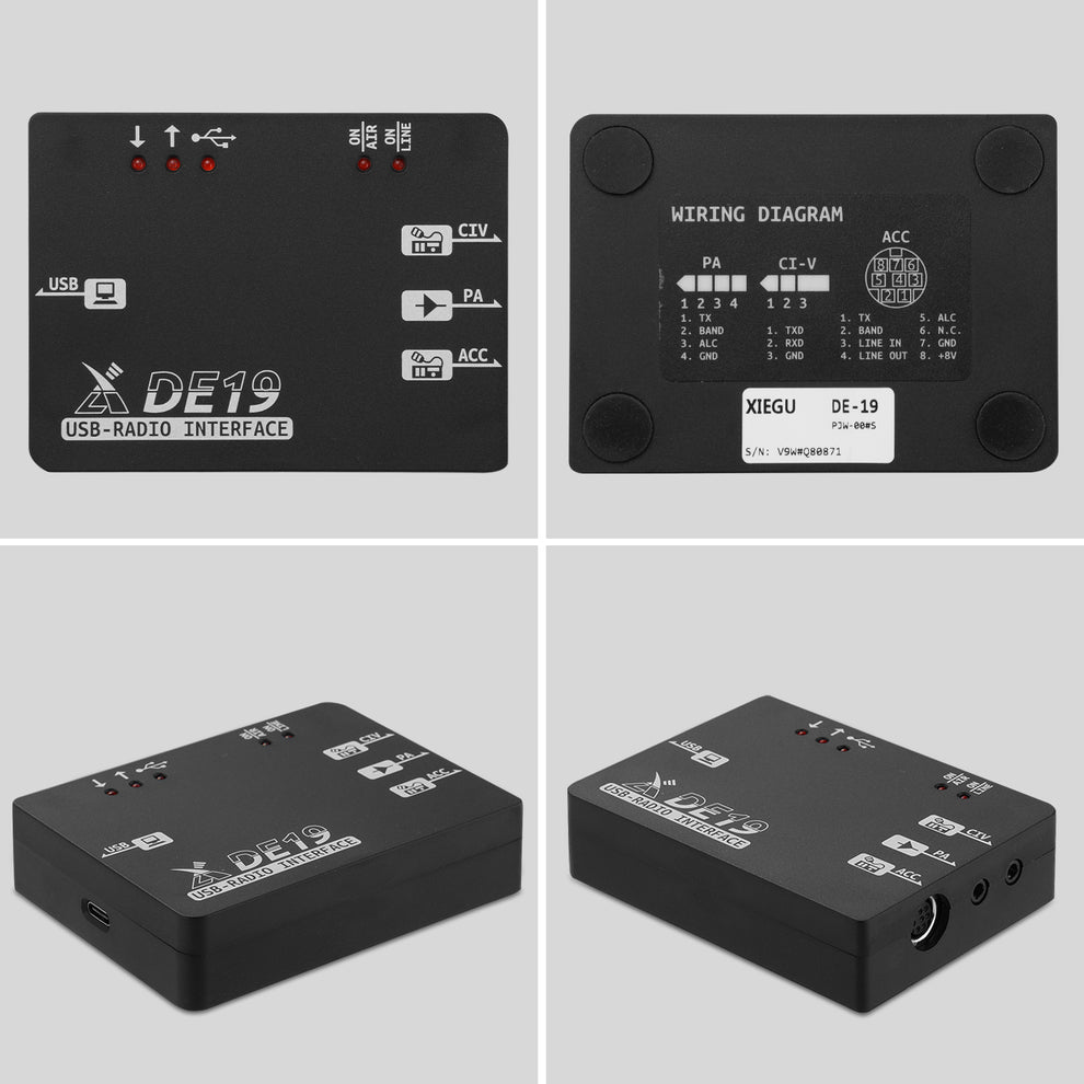 Xiegu DE-19 Data Interface Expansion Adapter | for PC Data Communicati ...