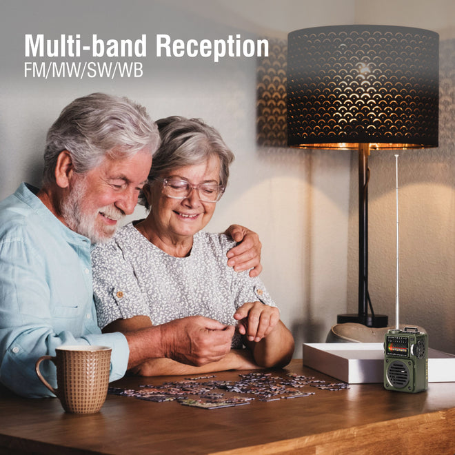 Raddy RF750 Shortwave Radio | AM/FM/SW/WB | Portable Digital Rechargea ...