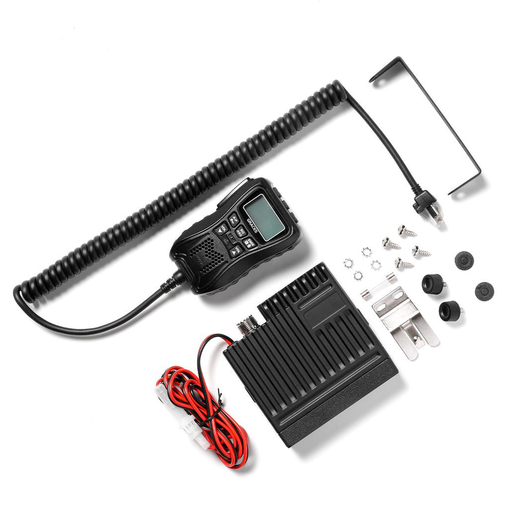 Radioddity CS-47 One Hander CB Radio | LCD Mic with Built-in Speaker ...