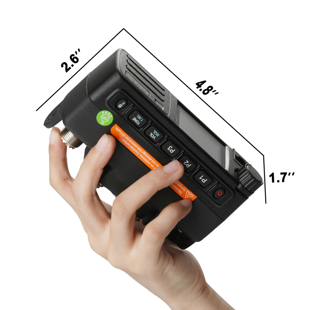 Radioddity DB25-D Mini MRD Mobile Radio | 300K Contacts 20W GPS APRS
